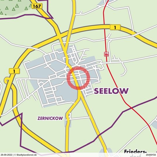 IMMOBERLIN.DE - Top-Stadtlage in Seelow! Ca. 2.632 m2 großes Baugrundstück